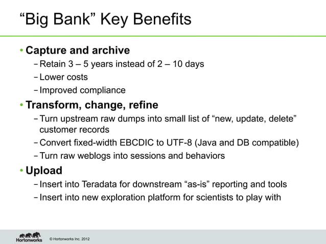 Powering Next Generation Data Architecture With Apache Hadoop | PPT
