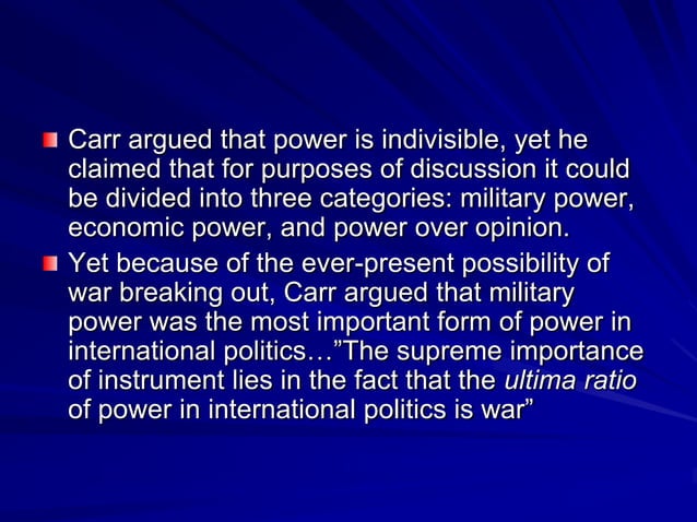 Power in ir | PPTX | Political Issues & policy | Politics