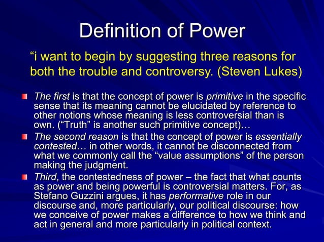 Power in ir | PPTX | Political Issues & policy | Politics