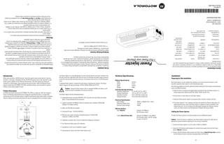 Power injector 1 port power-over-ethernet installation guide | PPT