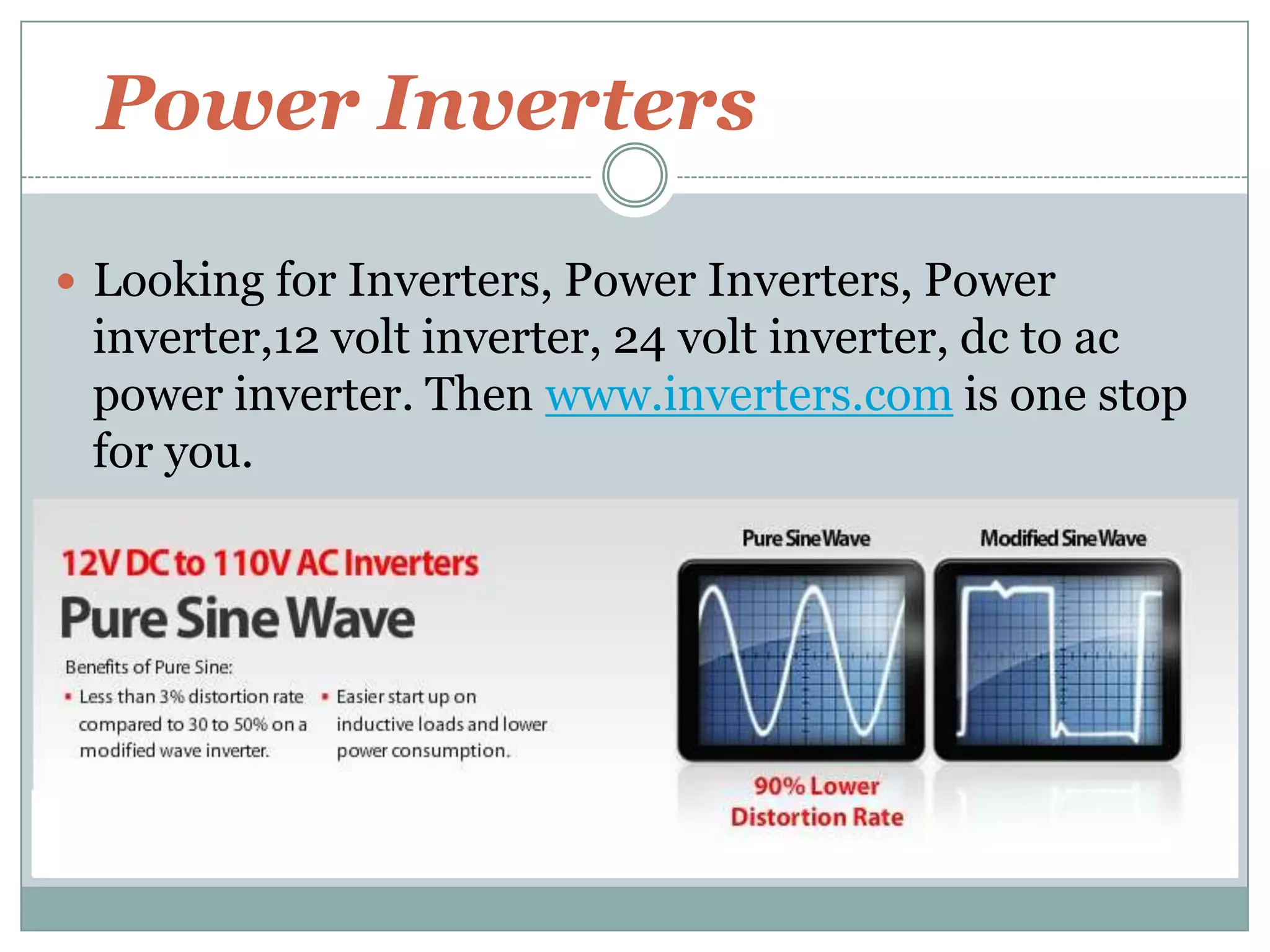 Power Inverters | PPT
