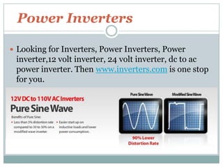 Power Inverters | PPT