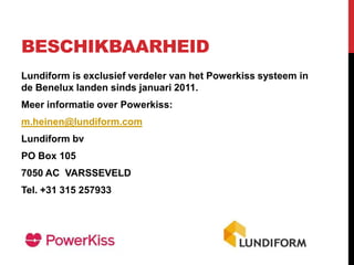 Powerkiss Product Introductie | PPTX