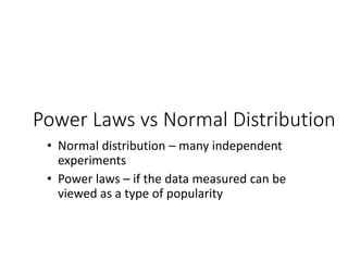 Power Laws and Rich-Get-Richer Phenomena | PPTX