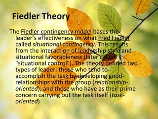 Leadership Theories & Concepts | PPT