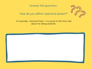 Stepping From Powerless to Powerful | PPT