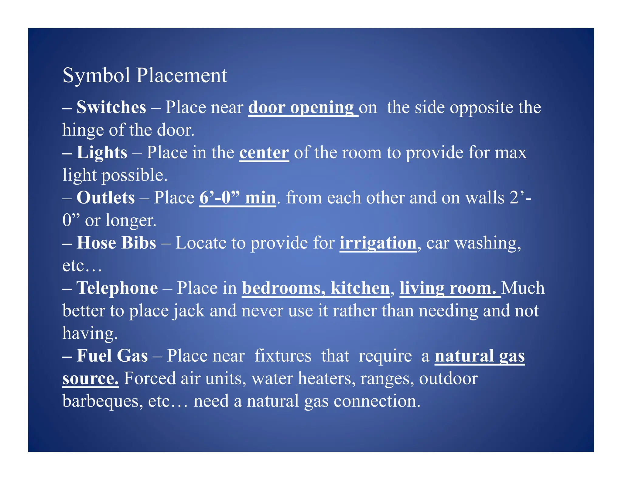 Interior Design _Power and Lighting Lesson | PDF