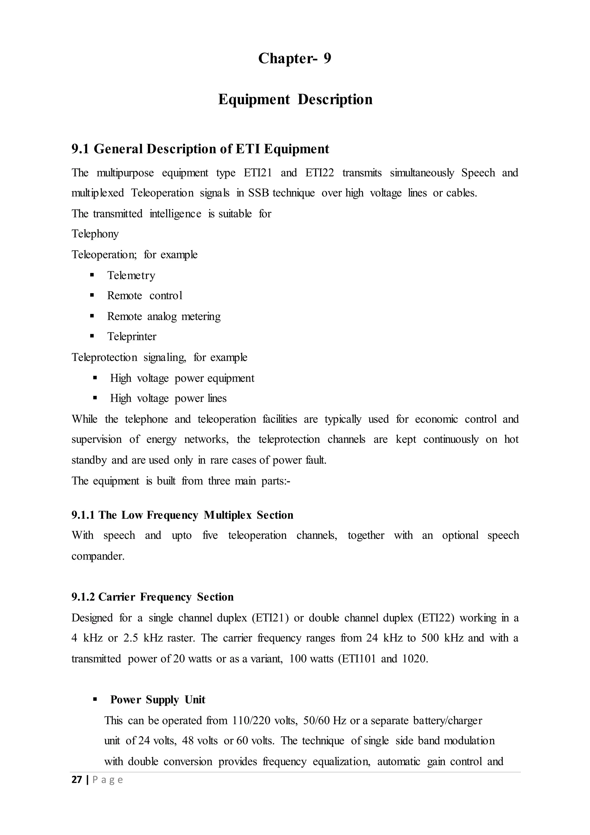 Power line carrier communication | DOCX
