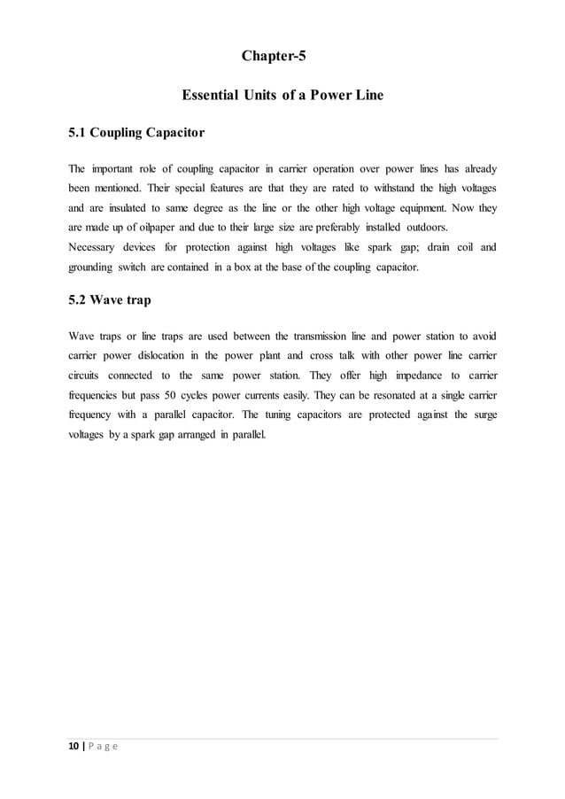 Power line carrier communication | DOCX