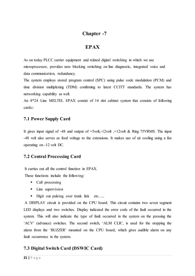Power line carrier communication | DOCX