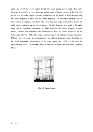 Power line carrier communication | DOCX