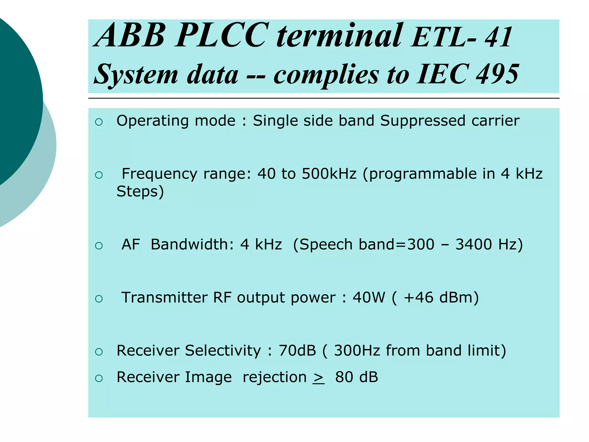 Power line carrier communication (plcc) | PPTX