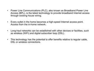Power Line Communication | PPT