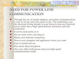 Power line communication | PPT