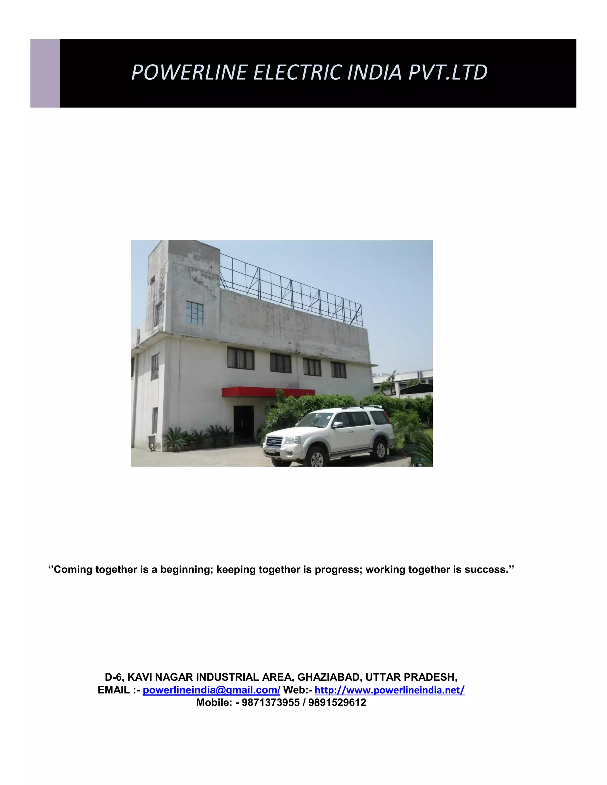 Power Line Electric India Pvt. Ltd., Ghaziabad, Electrical Power ...