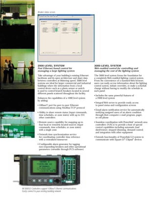 Powerlink® G3 Lighting Control Systems | PDF