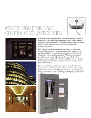 Powerlink® G3 Lighting Control Systems | PDF