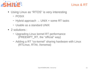 openPOWERLINK over Xenomai | PPT