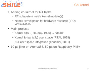 openPOWERLINK over Xenomai | PPT