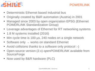 openPOWERLINK over Xenomai | PPT