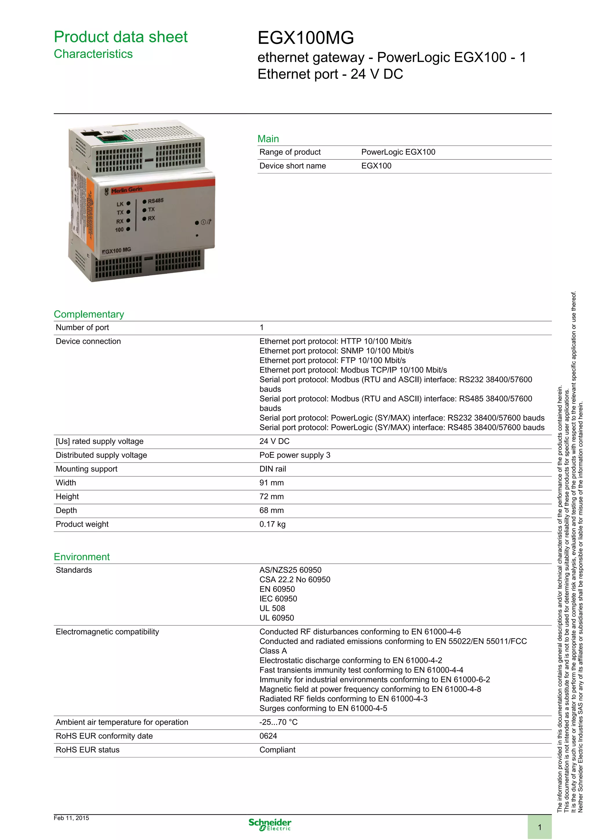Power logic egx100_egx100mg | PDF