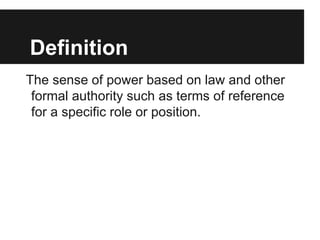Types of Power | PPTX