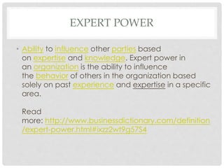 Types of Power | PPTX