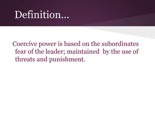 Types of Power | PPTX