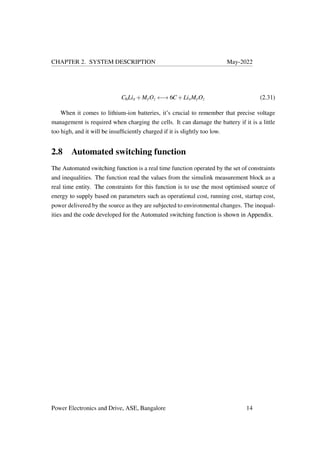 Power Management and Optimization of Microgrid - Electric Vehicle an Integrated System Using ...