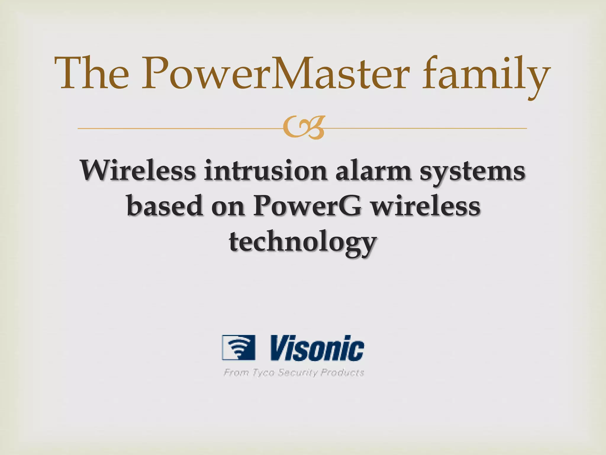 Power master control panels | PPTX