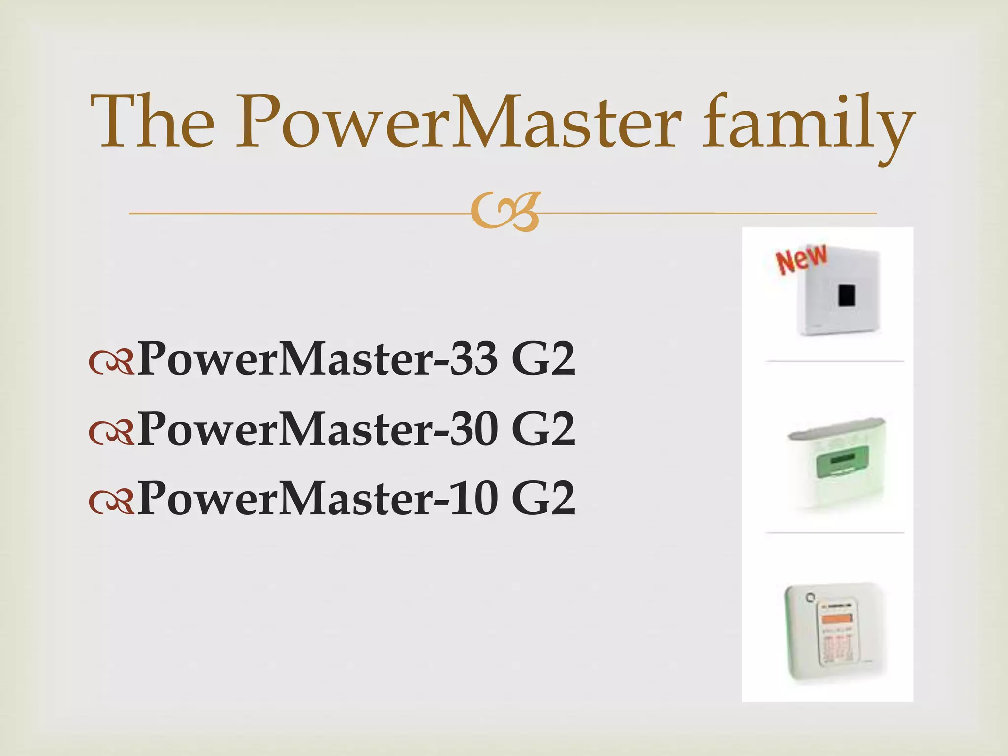 Power master control panels | PPTX