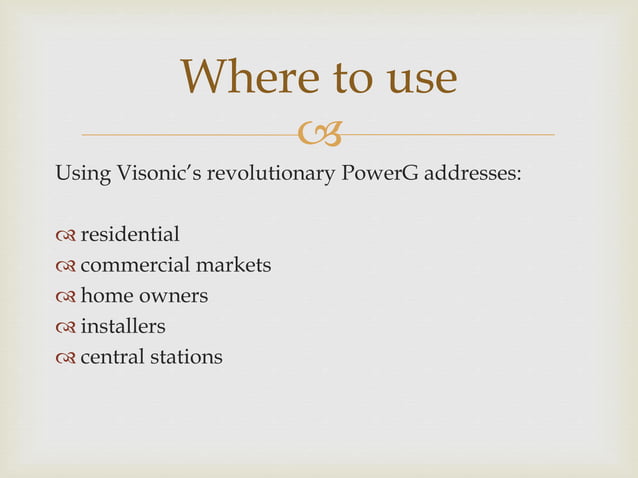 Power master control panels | PPTX