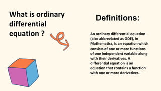 Application of ordinary differential equations.pptx