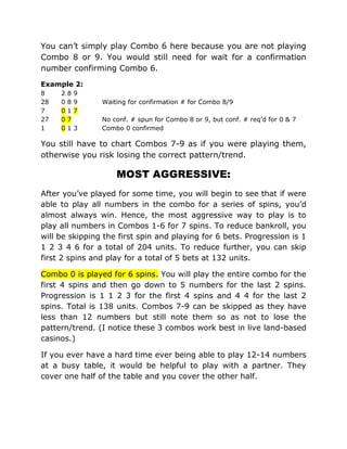 POWER MATRIX ROULETTE SYSTEM | PDF