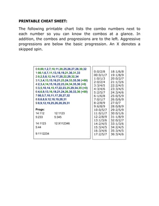 POWER MATRIX ROULETTE SYSTEM | PDF