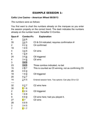 POWER MATRIX ROULETTE SYSTEM | PDF
