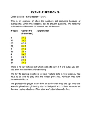 POWER MATRIX ROULETTE SYSTEM | PDF
