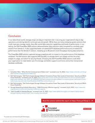 Achieve up to 80% better throughput and increase storage efficiency ...