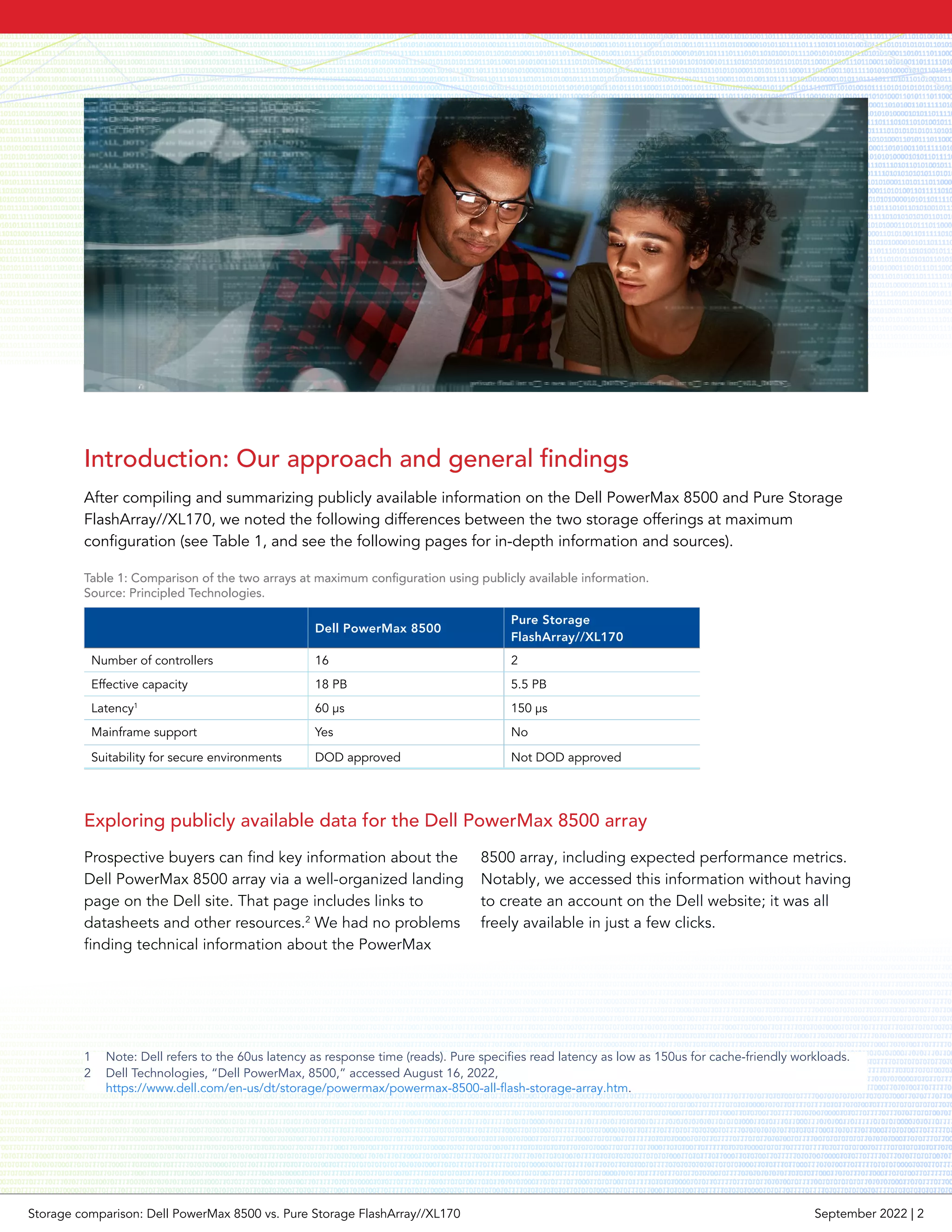 Storage comparison: Dell PowerMax 8500 vs. Pure Storage FlashArray ...