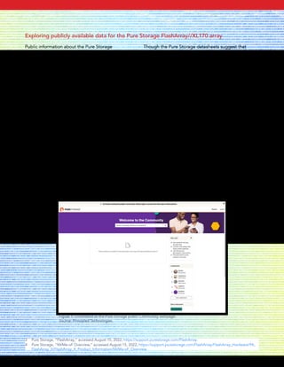 Storage comparison: Dell PowerMax 8500 vs. Pure Storage FlashArray//XL170 | PDF