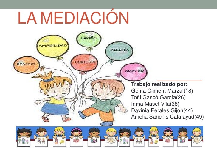 MEDIACIÓN ESCOLAR