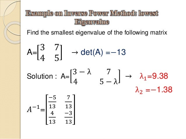 Power Method