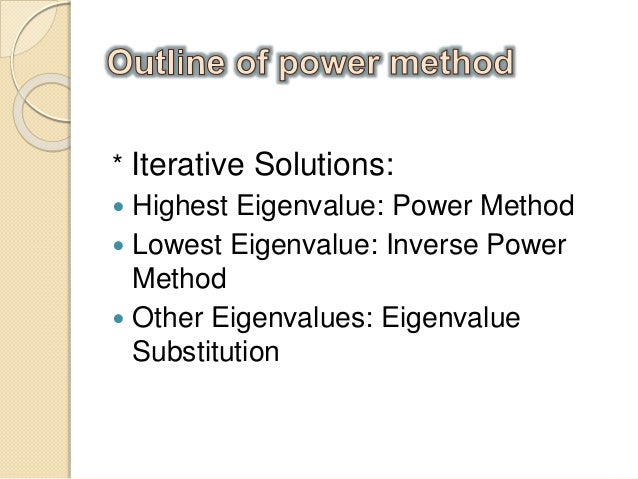 Power method