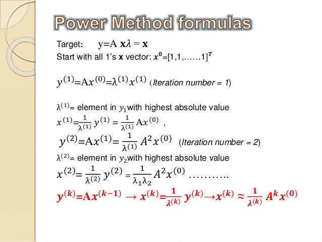 Power method