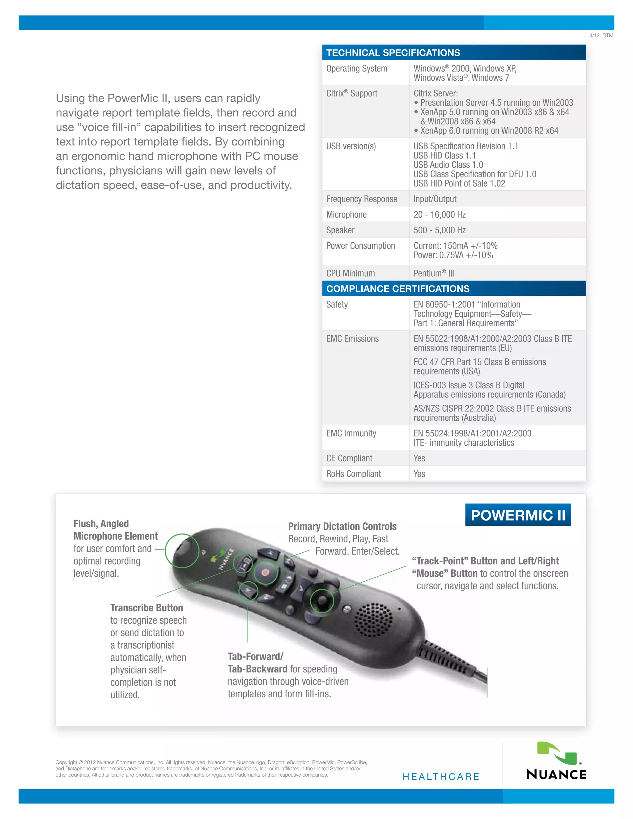 PowerMic II Product Brochure | PDF