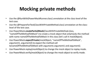 Power mock | PPT
