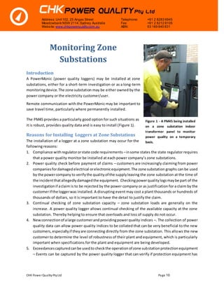 Power monic application notes chk power quality | PDF