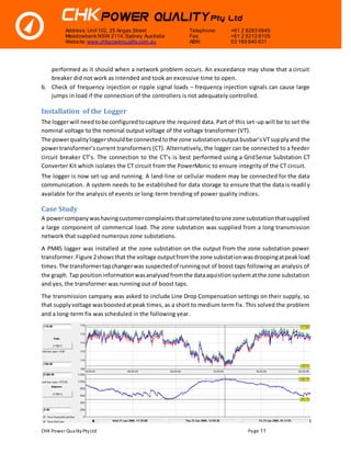 Power monic application notes chk power quality | PDF