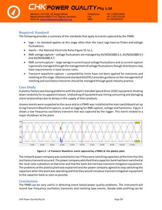 Power monic application notes chk power quality | PDF