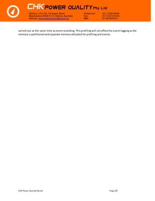 Power monic application notes chk power quality | PDF